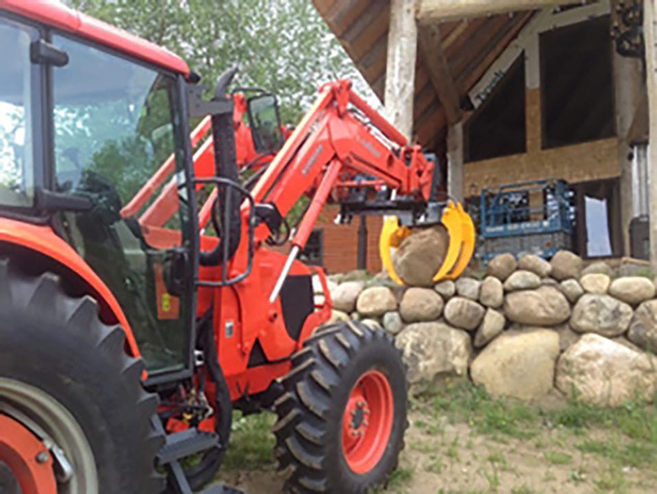 Agricultural log grapple - UNIFOREST 1100 - hud-son - for loaders