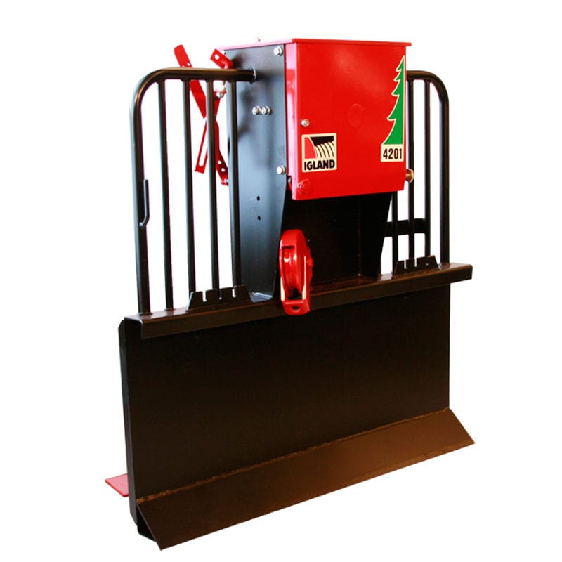 Mechanical forestry winch - 4201 - igland - tractor mounted