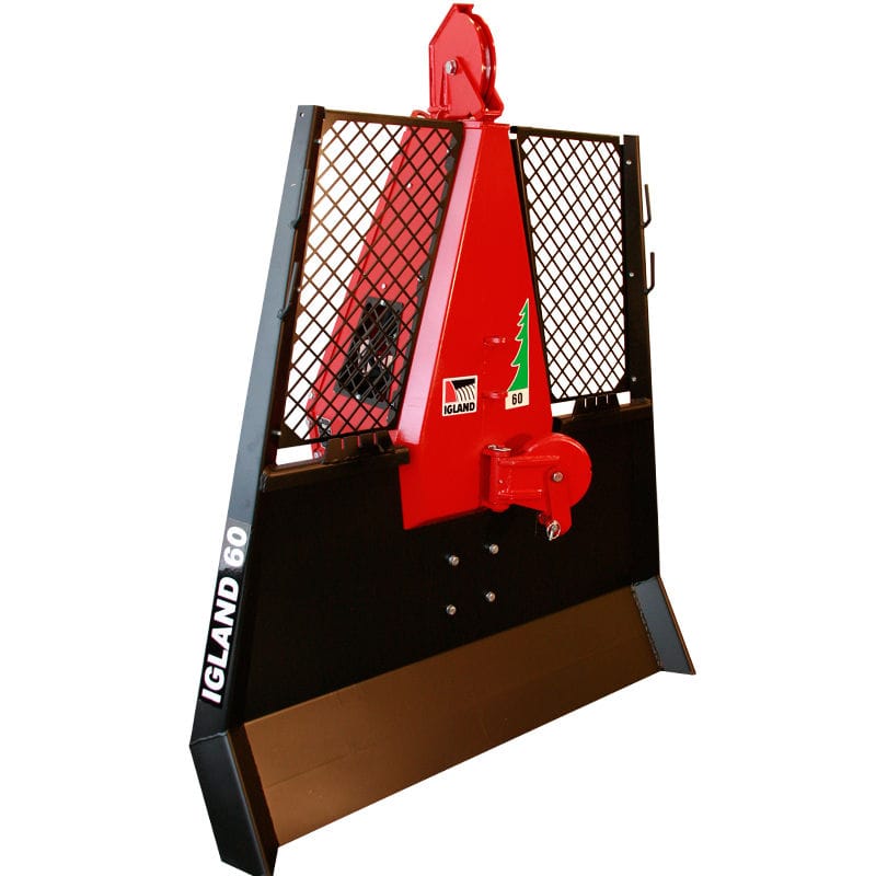 Hydraulic forestry winch - 60 - igland - tractor mounted