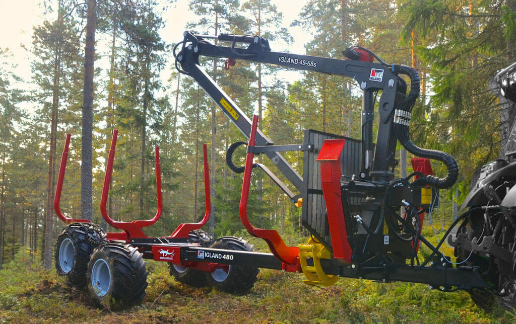 Loader wagon - 480 - igland - tandem axle / forestry / 0 t...10 t