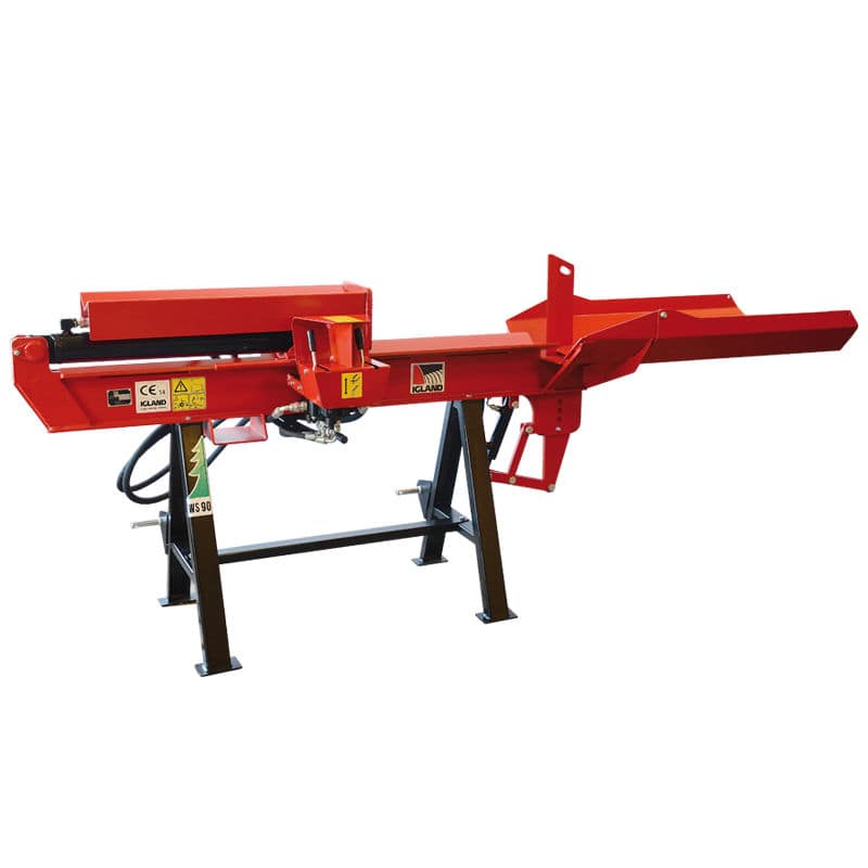 Horizontal wood splitter - WS 90 - igland - stationary / machine