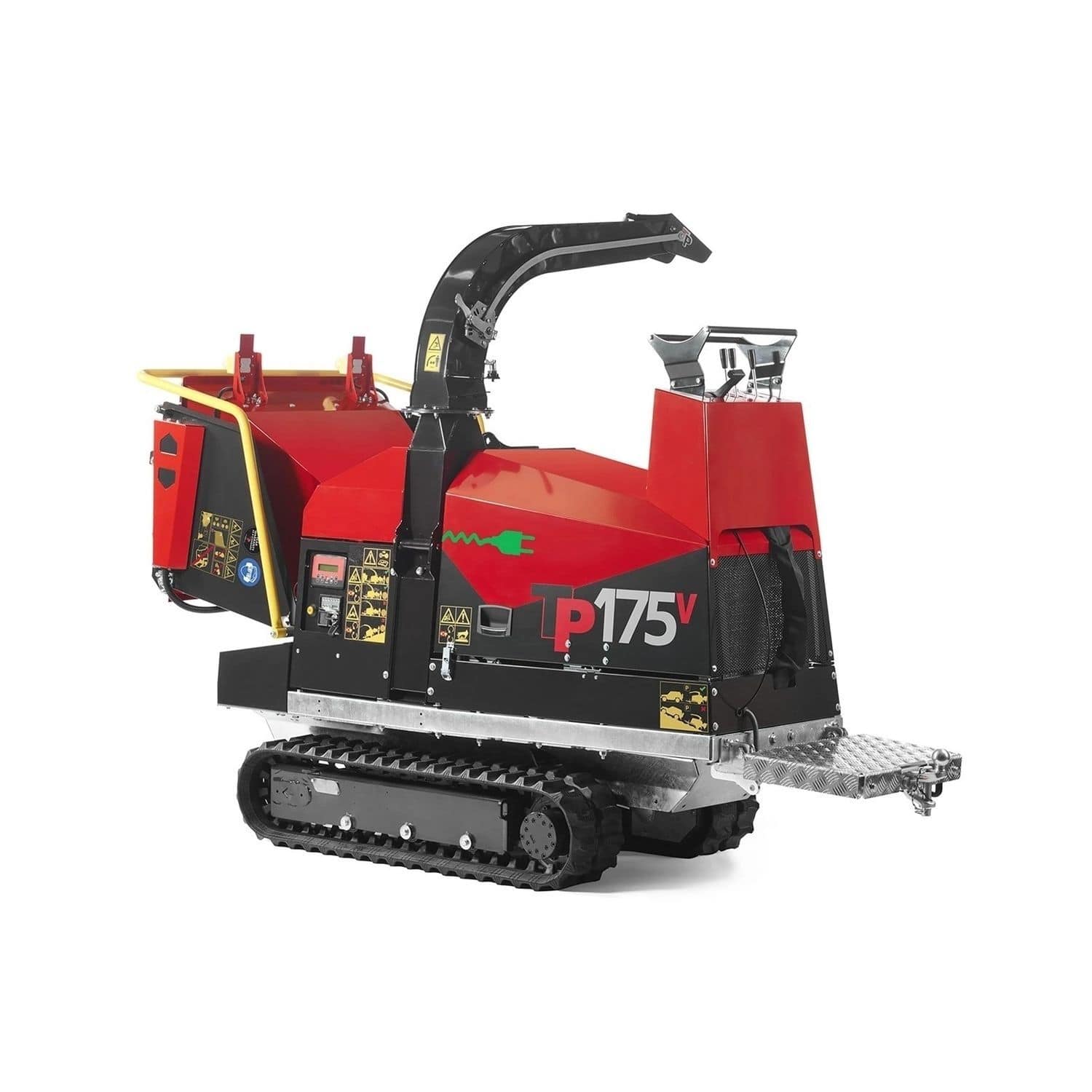 Tracked wood chipper - 175/215 - Linddana A/S - remote-controlled ...