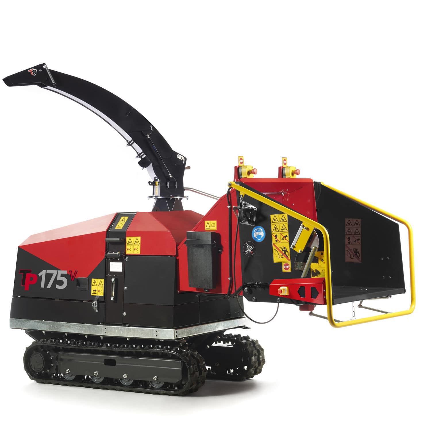 Self-propelled wood chipper - 175 - Linddana A/S - remote-controlled ...