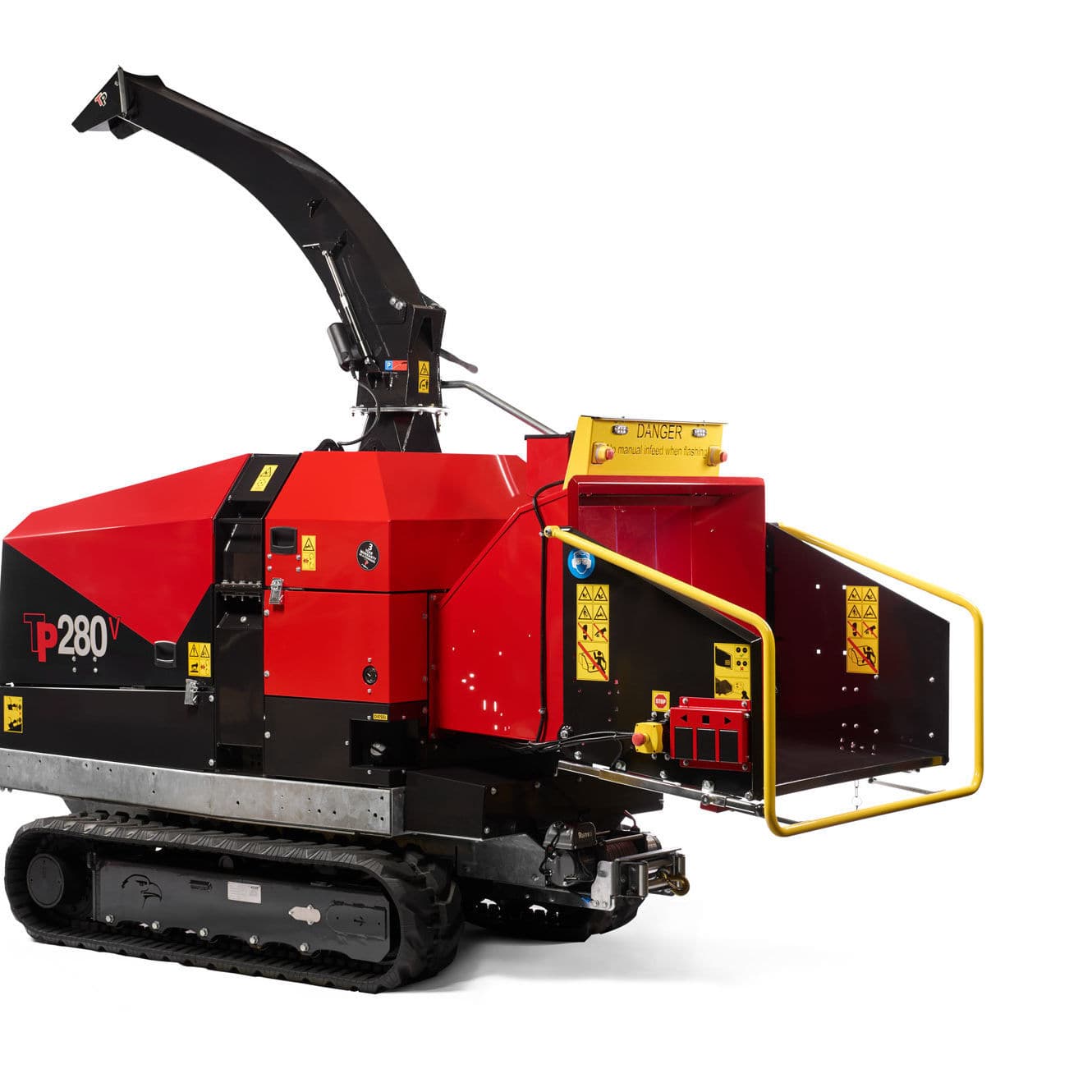 Tracked wood chipper - 280 - Linddana A/S