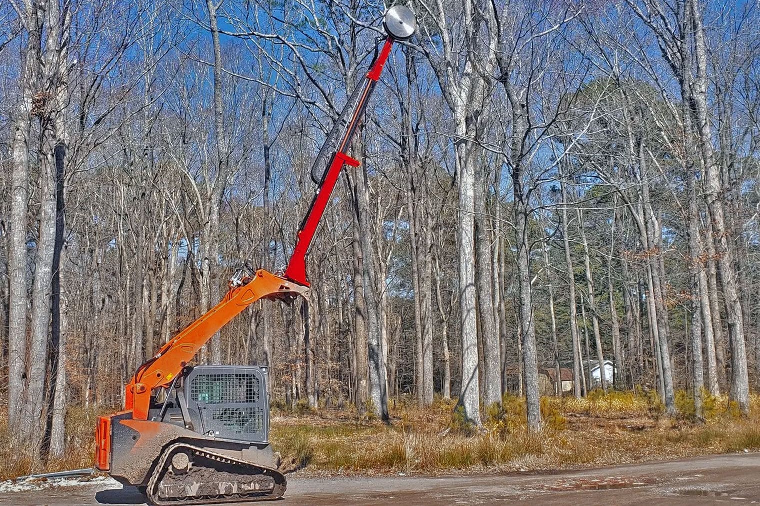Hydraulic rotating tree saw - TRIM EX - fecon - for skid steer loaders