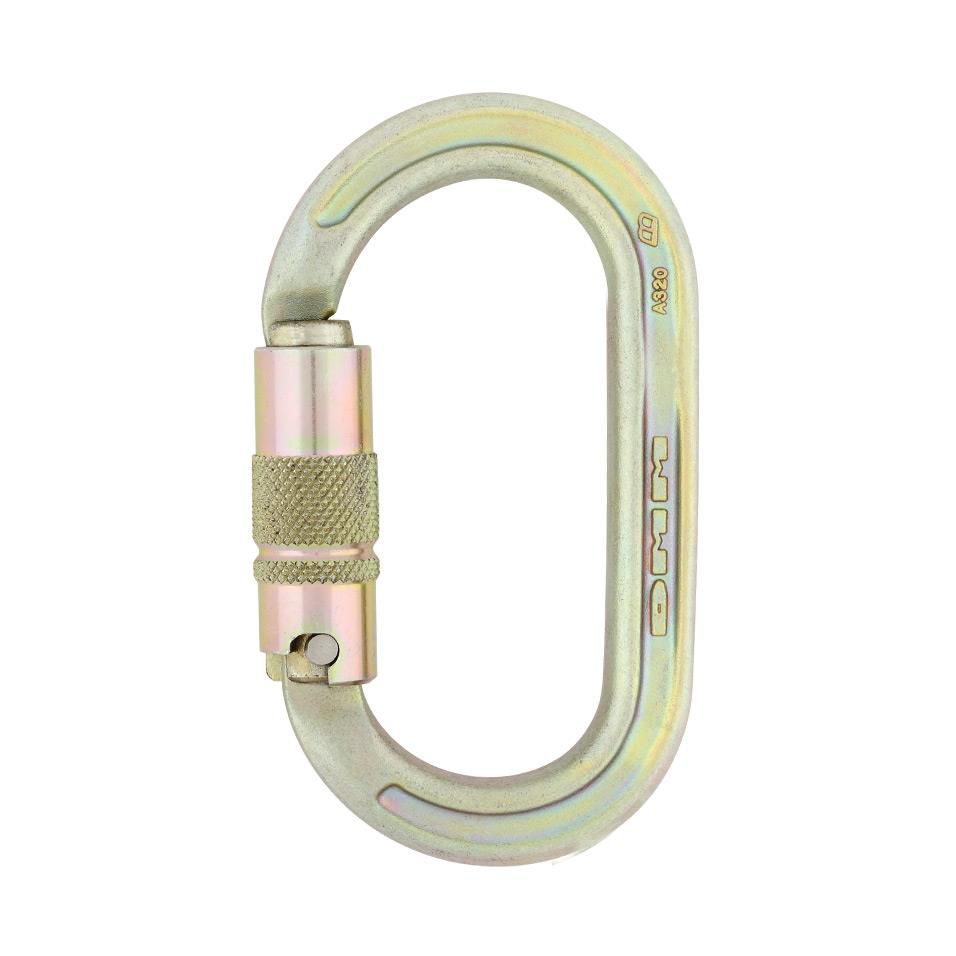 Locking carabiner - I-Beam Oval - DMM Professional - steel / oval