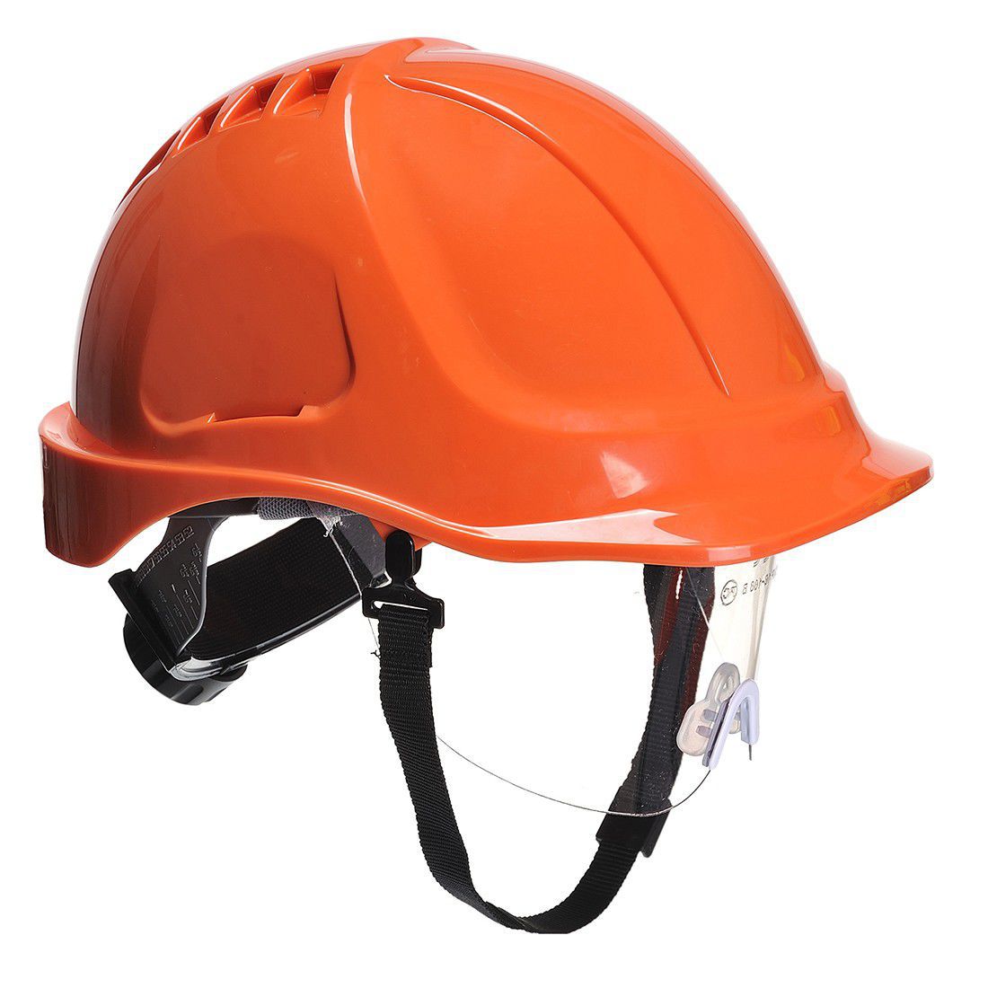 Helmet with face protection - PW54 - Portwest Clothing Ltd - protective