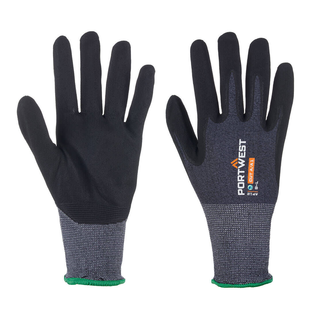 Work gloves - AP12 - Portwest Clothing Ltd - nitrile / cotton / polyester