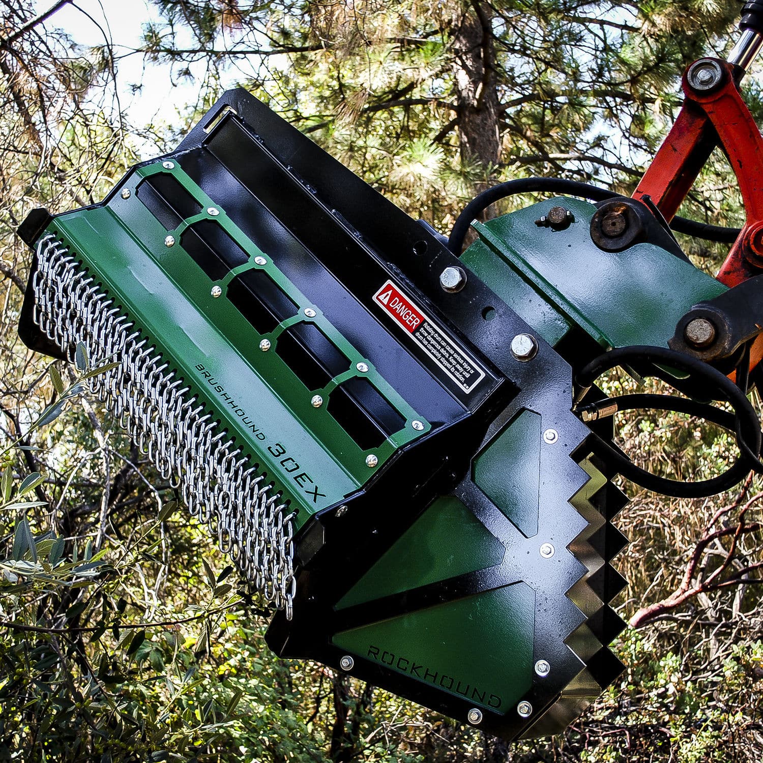 Forehead mulcher - 30EX - brushhound - flail / forestry