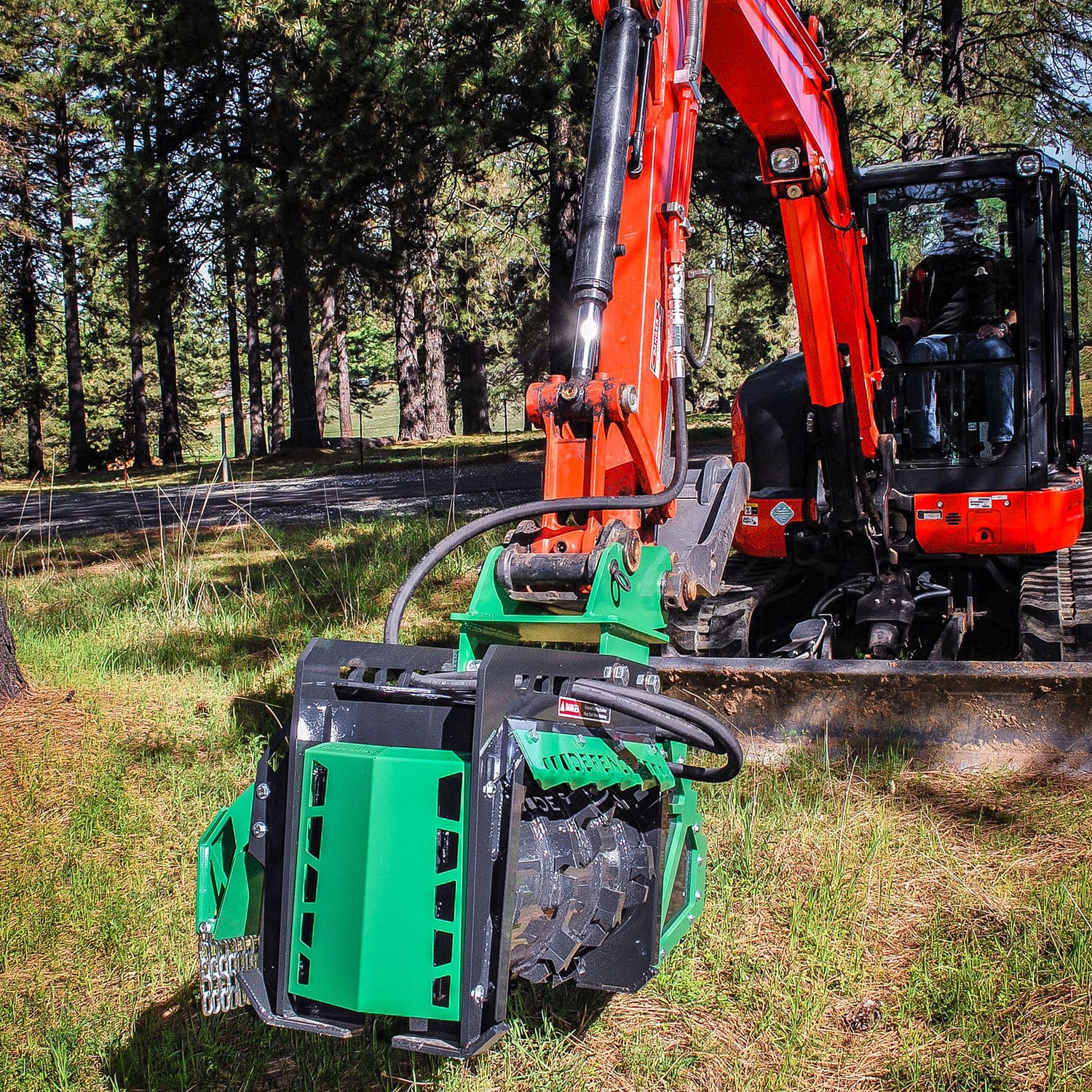 Front-mount mulcher - FX26 - brushhound - flail / forestry