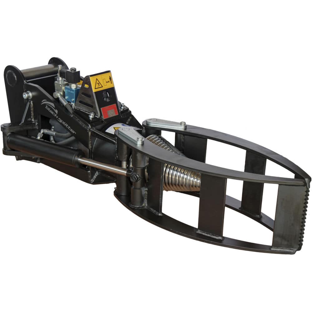 Hydraulic wood splitter - SG1 - Black Splitter GmbH - cone / mounted ...
