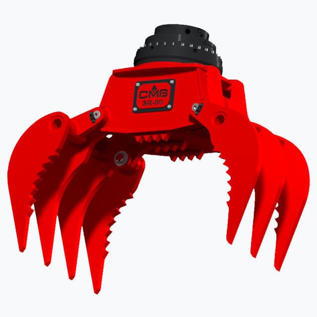 Forestry log grapple - SR series - CMB - for excavators / handling