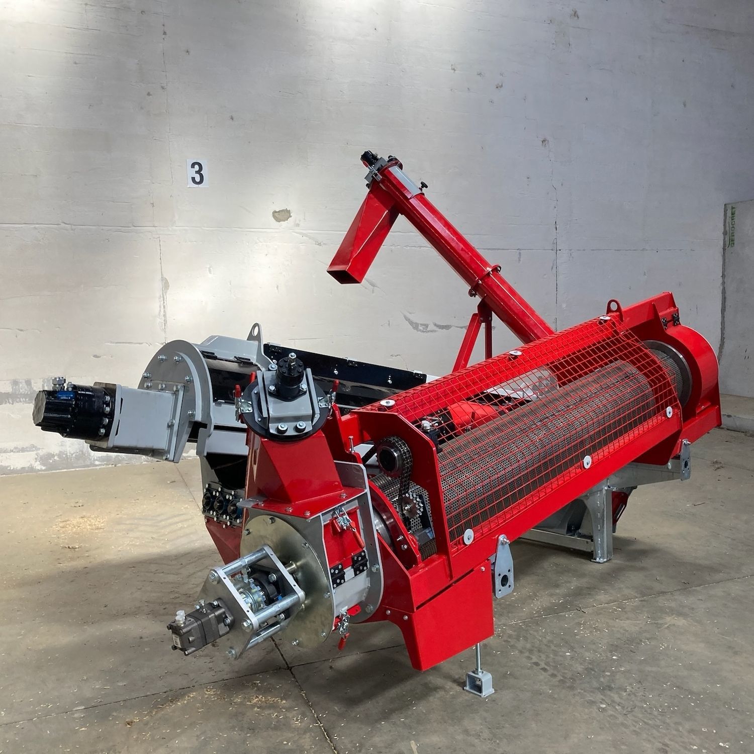 Pumpkin seed harvester machine - KX3 Modul - Moty GmbH - towed / with ...