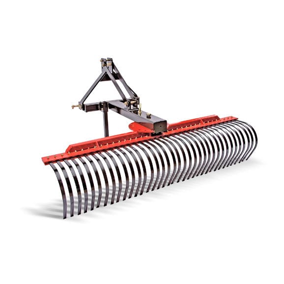 Stone rake - 6030 - Farm King - rigid / side delivery