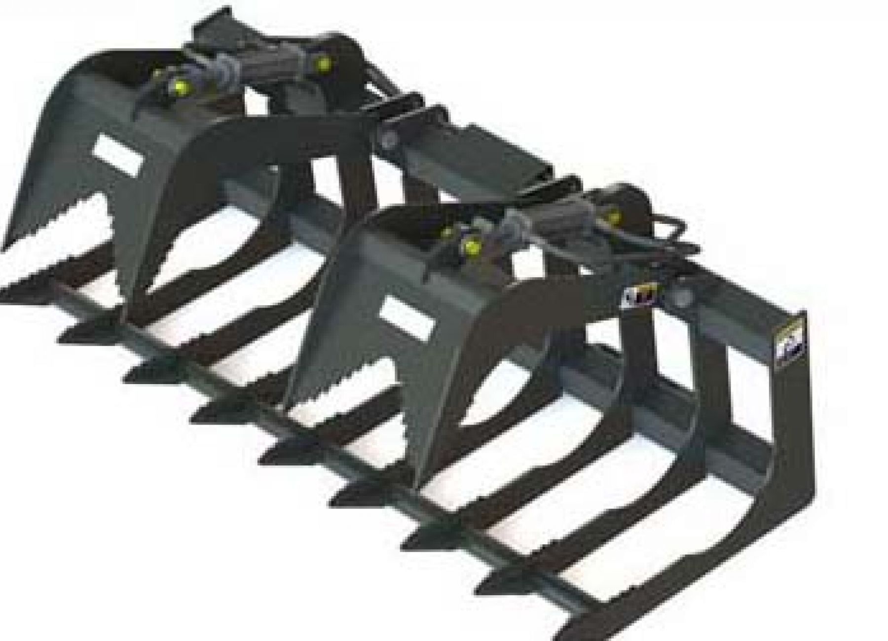 Silage unloading shovel bucket - paladin attachments - skeleton