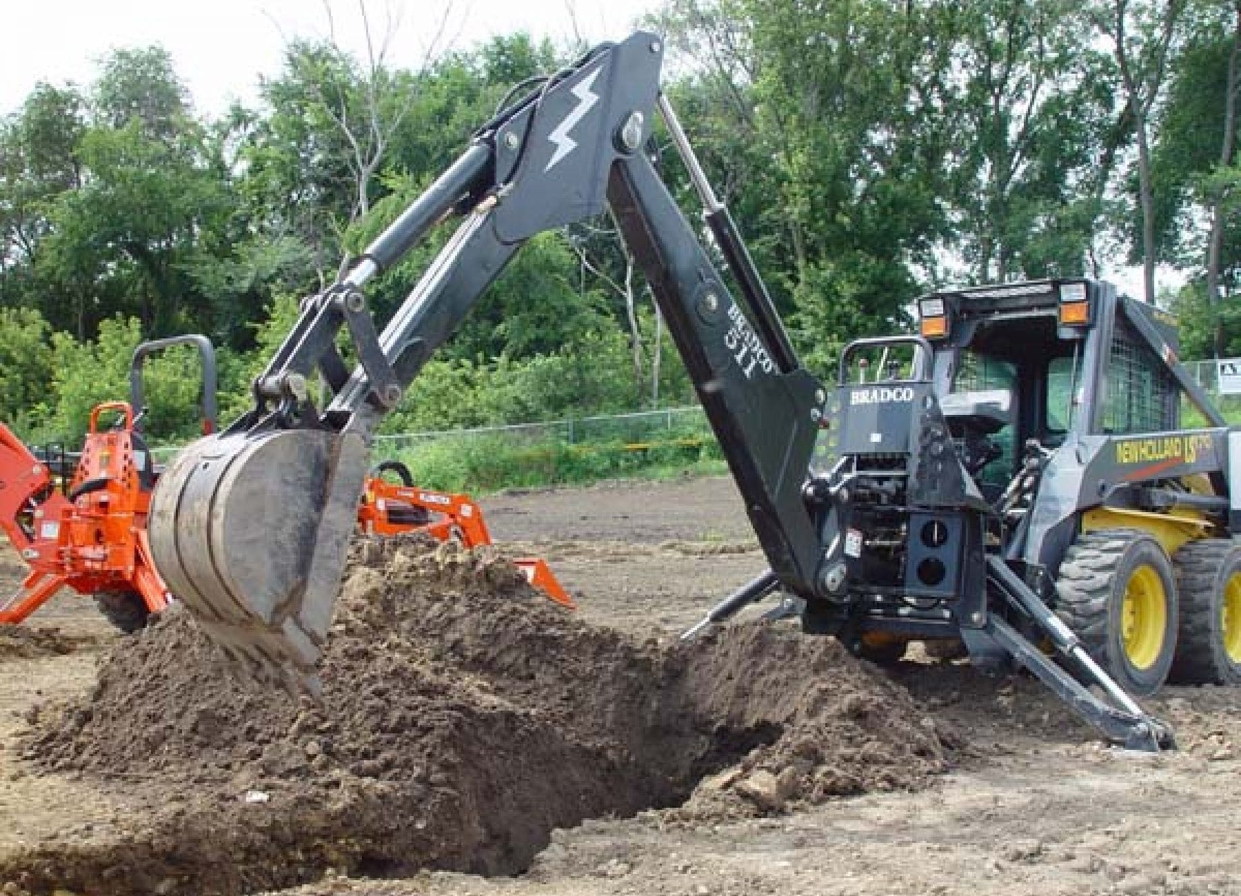 Tractor backhoe - 511B - paladin attachments - for loaders / hydraulic