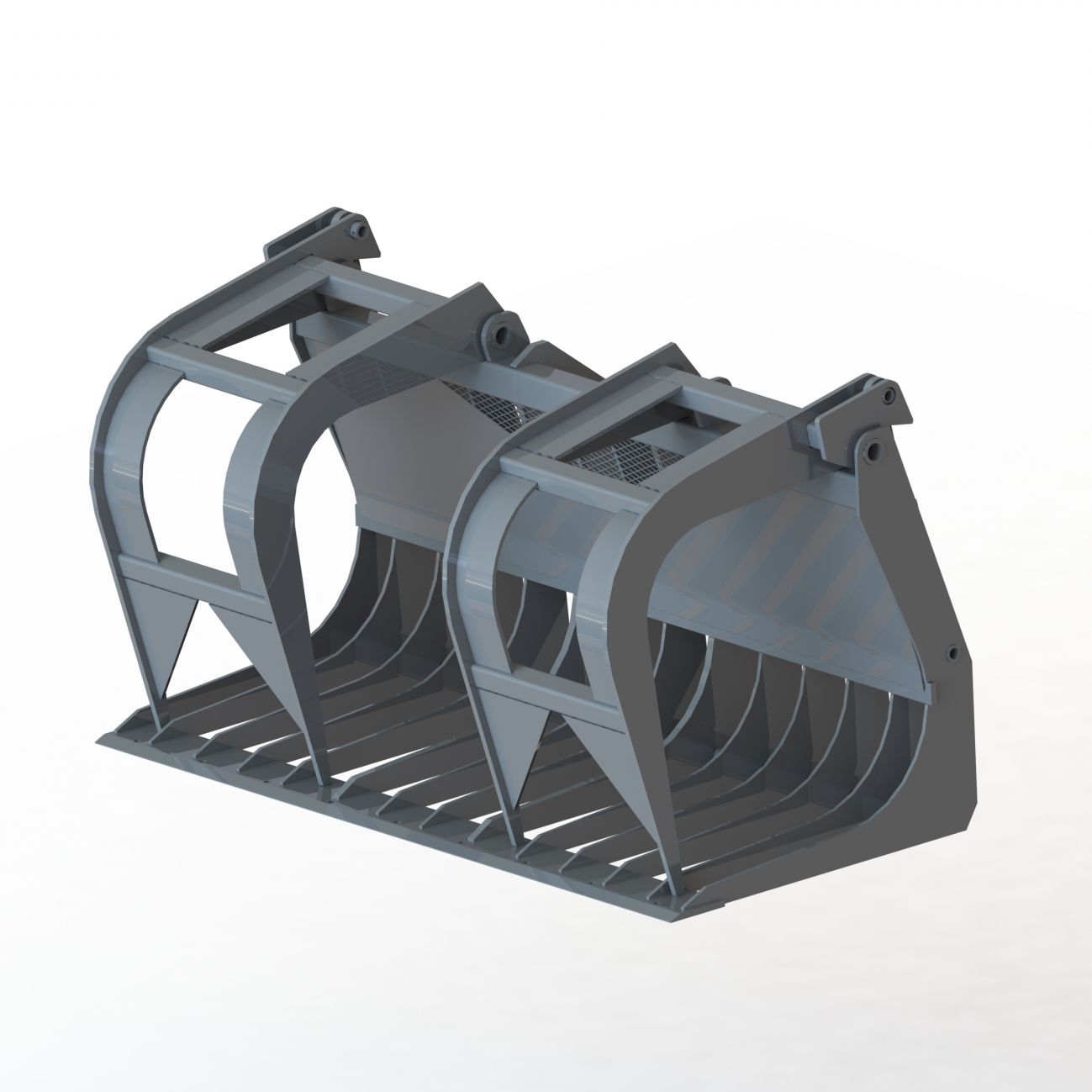 Manure fork - Skeleton - paladin attachments - with center grab