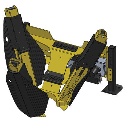 Skid steer loader tree spade - 526-3it - le mar tree spade