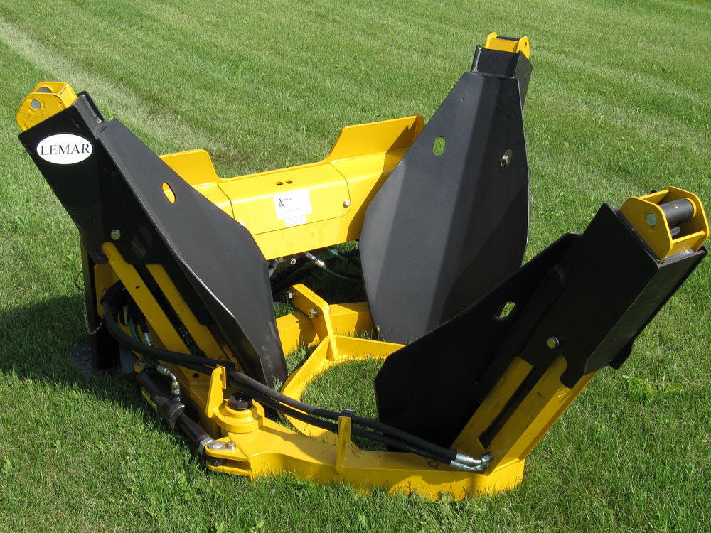 Skid steer loader tree spade - 526-3ot - le mar tree spade