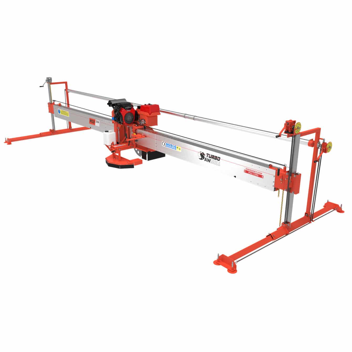 Circular sawmill - M10-28A - Turbo Sawmill - horizontal / vertical ...