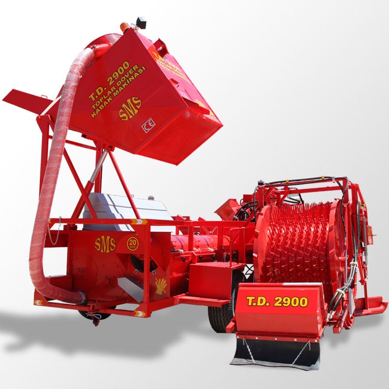 Pumpkin seed harvester machine - T.D 2900 - selmaksan - tractor-mounted ...