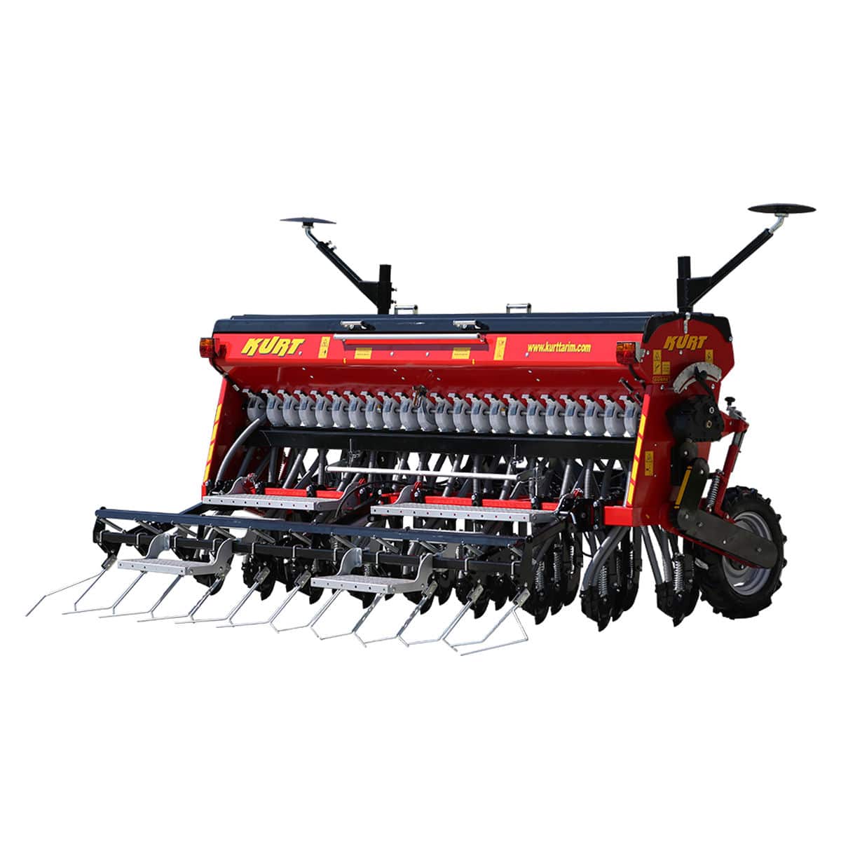 Mechanical seed drill - 23 Rows Universal Seed Drill-With Fertilizer ...
