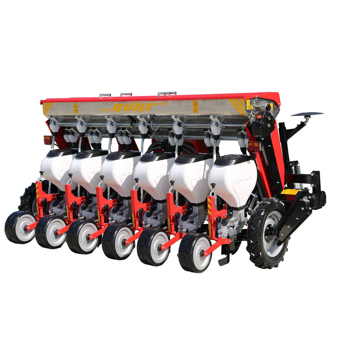 Hopper precision seed drill - kurttarim - 6-rows / tractor-mounted / 3 ...