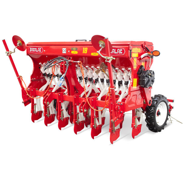 Hopper precision seed drill - ŞK-HMB Series - sakalak - disc / tine ...