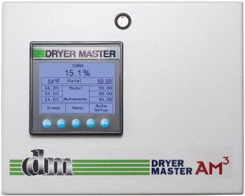 Grain dryer control system - AM3 - dryermaster - moisture
