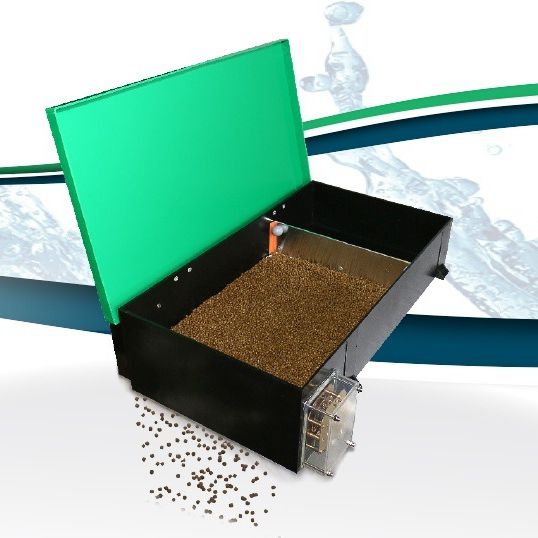Belt manual feed distribution unit - zeigler feed - fish