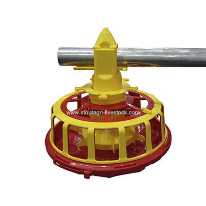 Poultry pan feeder - 421511 - StoutAgri - plastic / multi-access ...