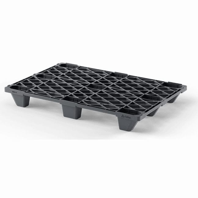 Nestable pallet - Nest E1 - Cabka Group GmbH - plastic / ISO / transport