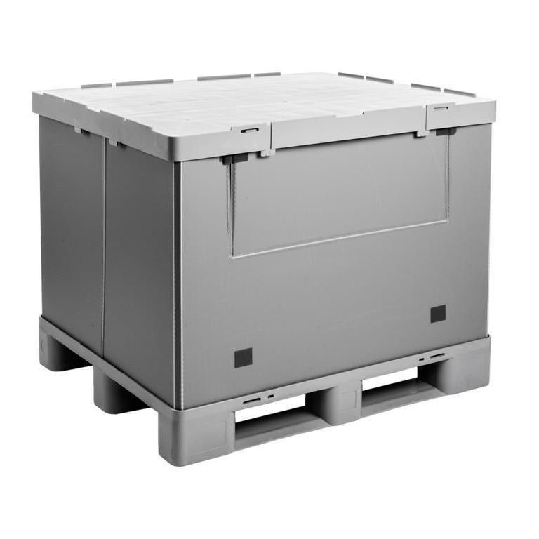 Plastic pallet box - CabCube HyQ 1210 (1210 3R) - Cabka Group GmbH ...