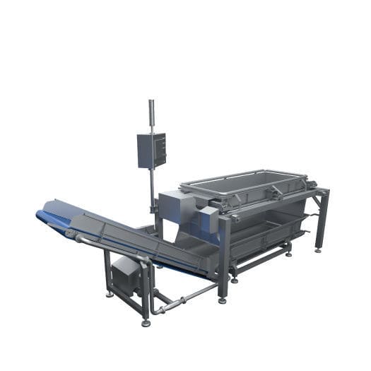 Vegetable receiving hopper - WHD 1000 - Naddeo Technologies Srl - loading