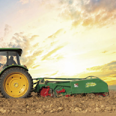 Potato harvester machine - 4UX-170A - Transce - tractor-mounted / 2-row