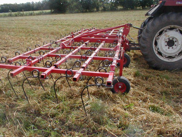 Spring tine harrow - CMN Maskintec - straw / folding / trailed