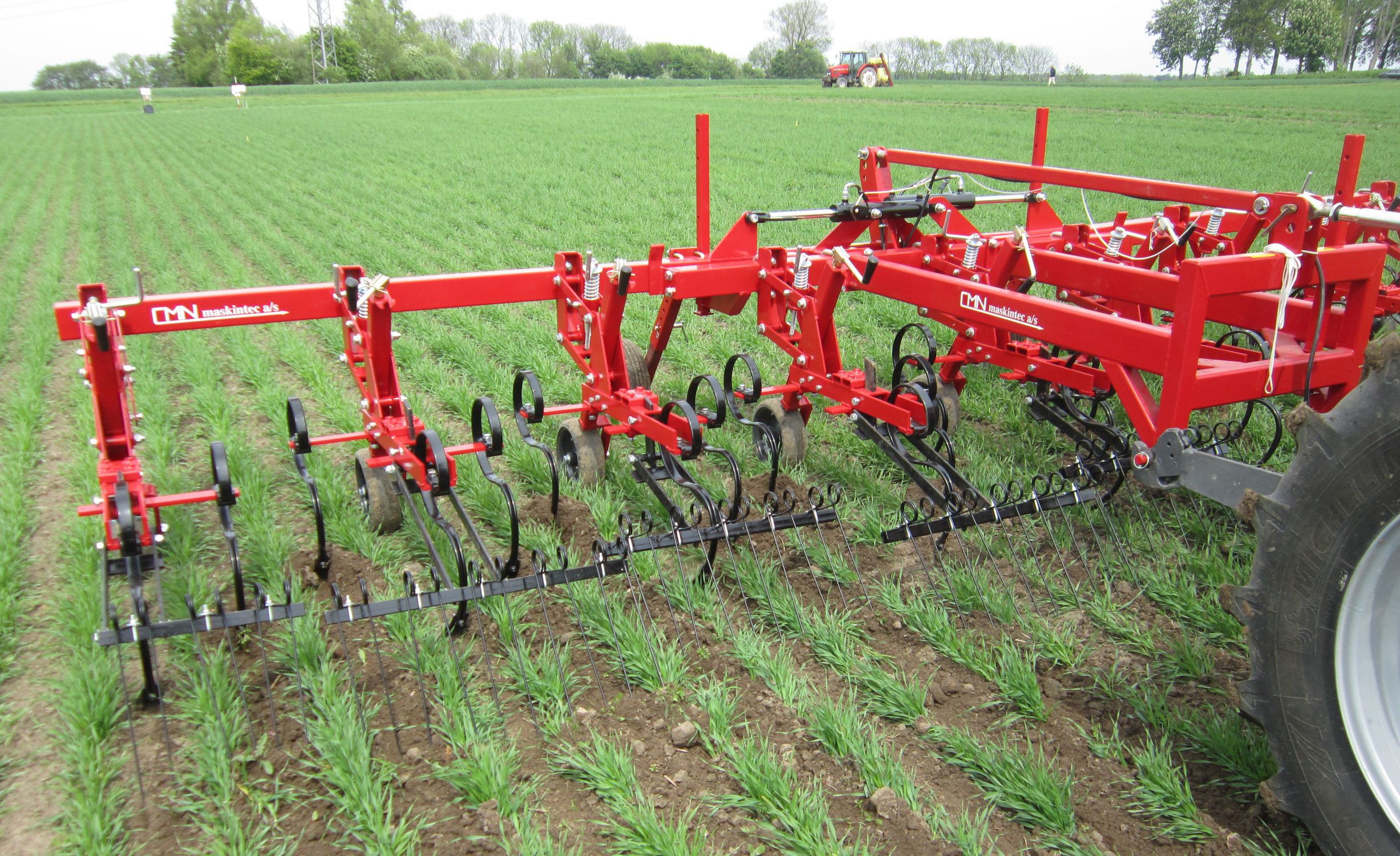 Mounted row crop cultivator - CMN Maskintec - folding / fixed