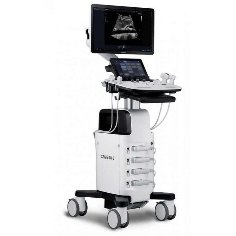 Portable, with trolley veterinary ultrasound system - HS40 - optomed ...