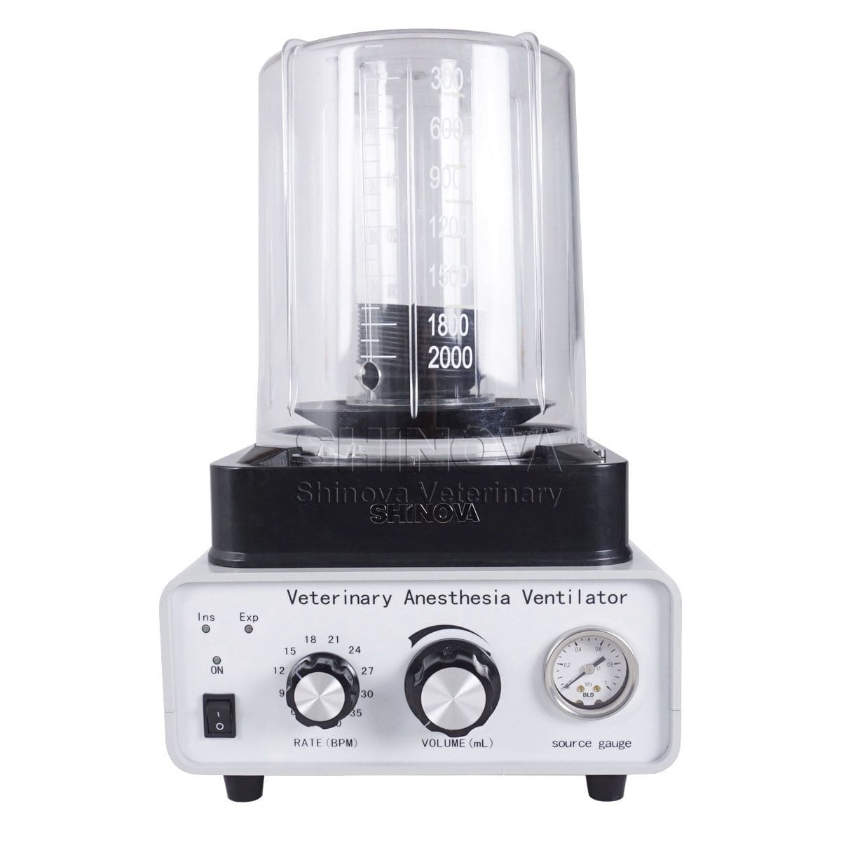 Electro-pneumatic veterinary anesthesia ventilator - LifeSaver-B ...