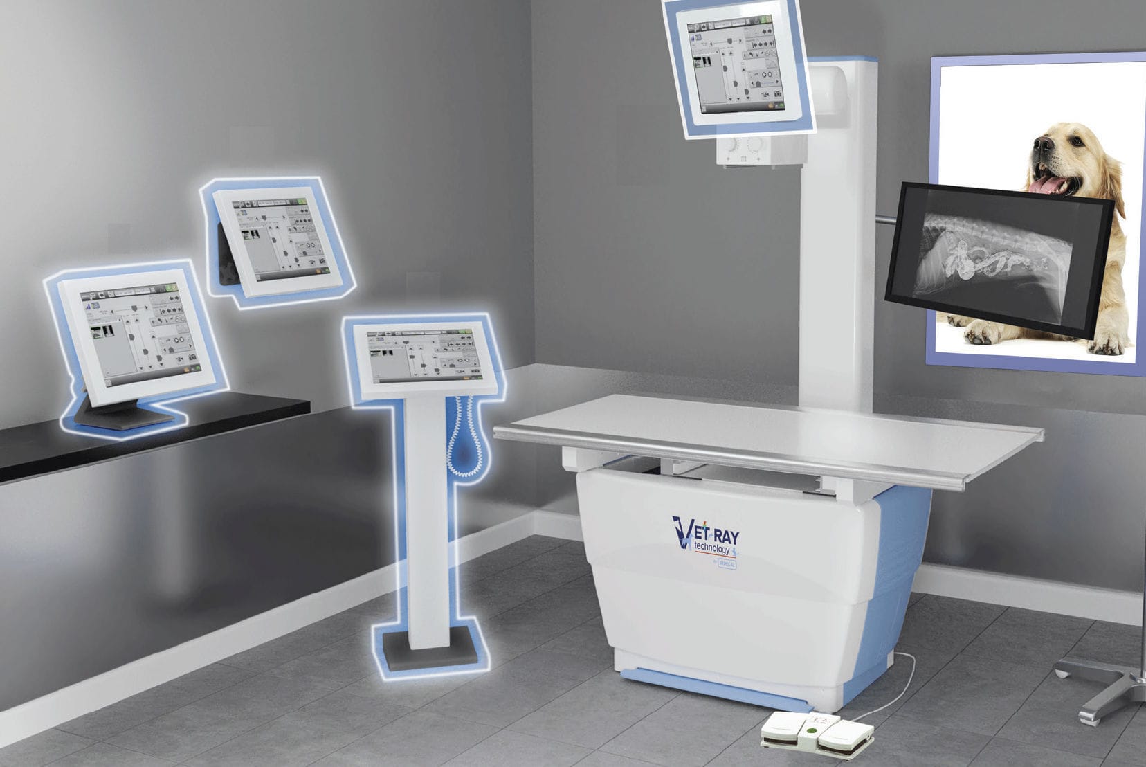 Digital veterinary X-ray system - DynaVet - Vet Ray Technology - for ...
