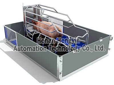 Adjustable farrowing pen - Type B - hengyin livestock - anti-crush ...
