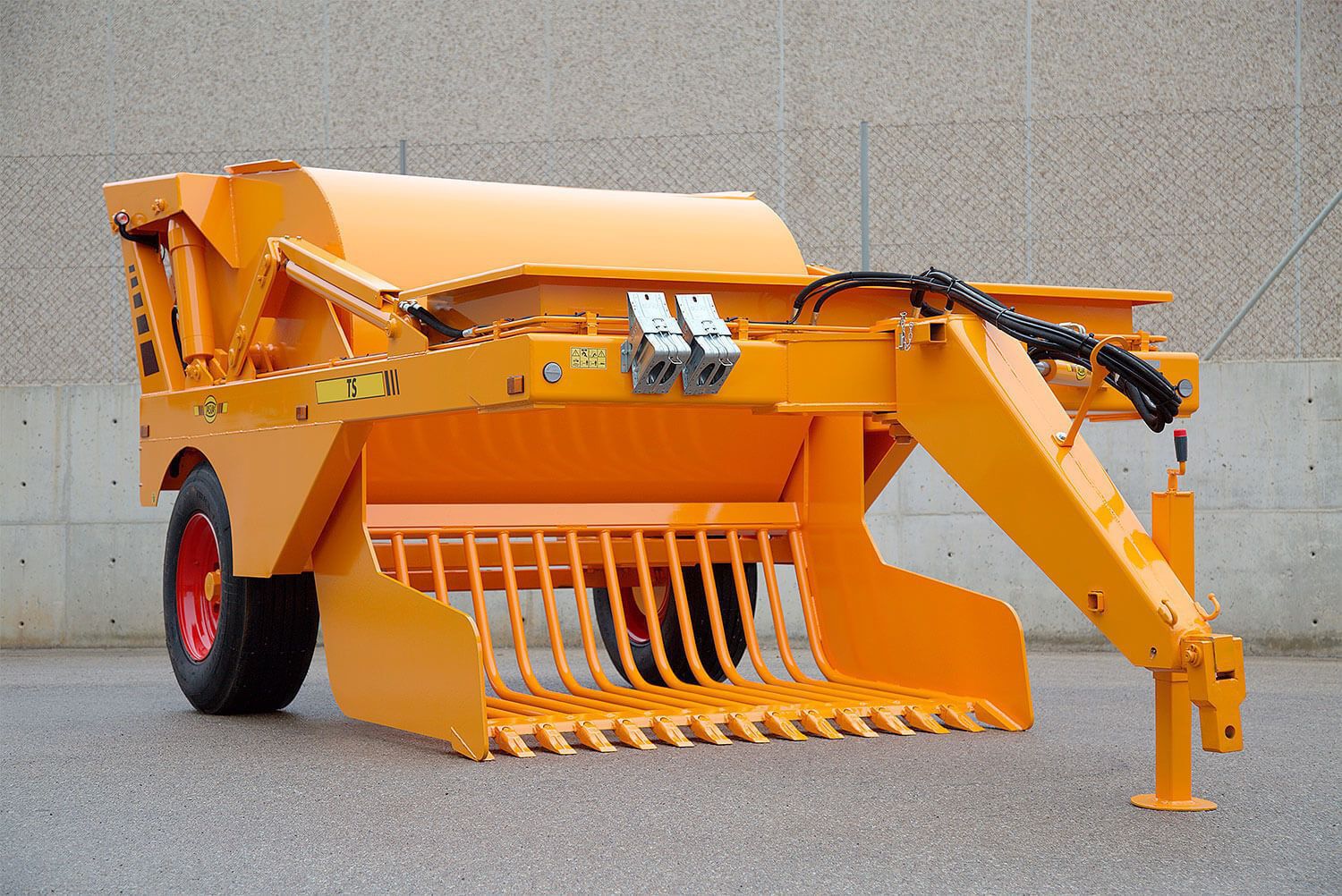 Tractor rock picker - TS series - tasias - towed