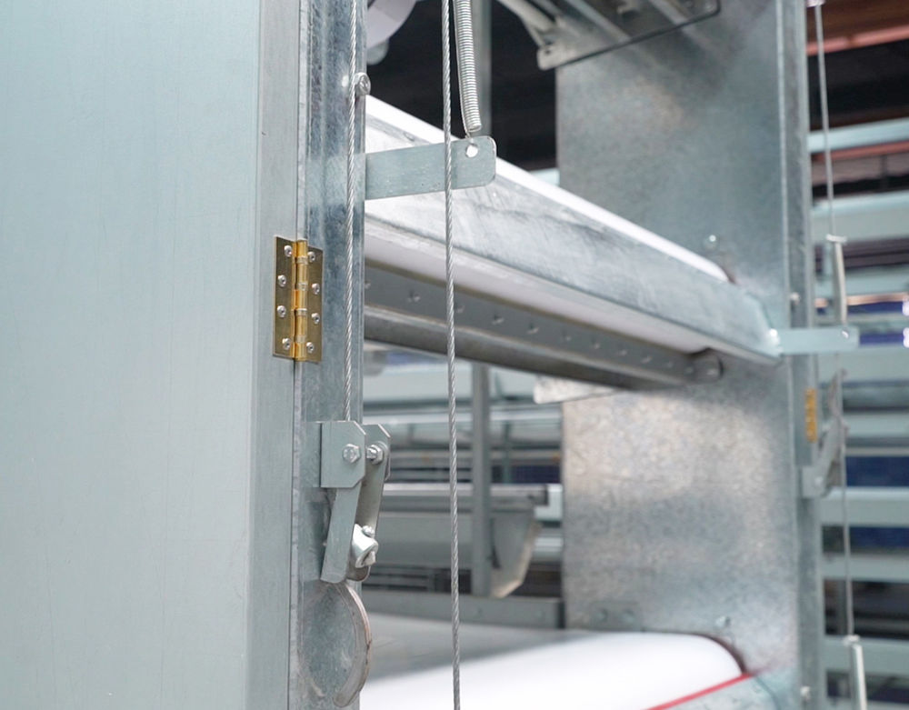 Piston barn cleaner - Retech Farming - with cable / continuous