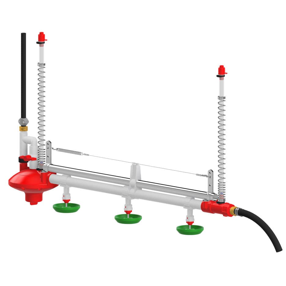 Poultry drinking system - D-Max - ziggity - with nipple drinker / multi ...