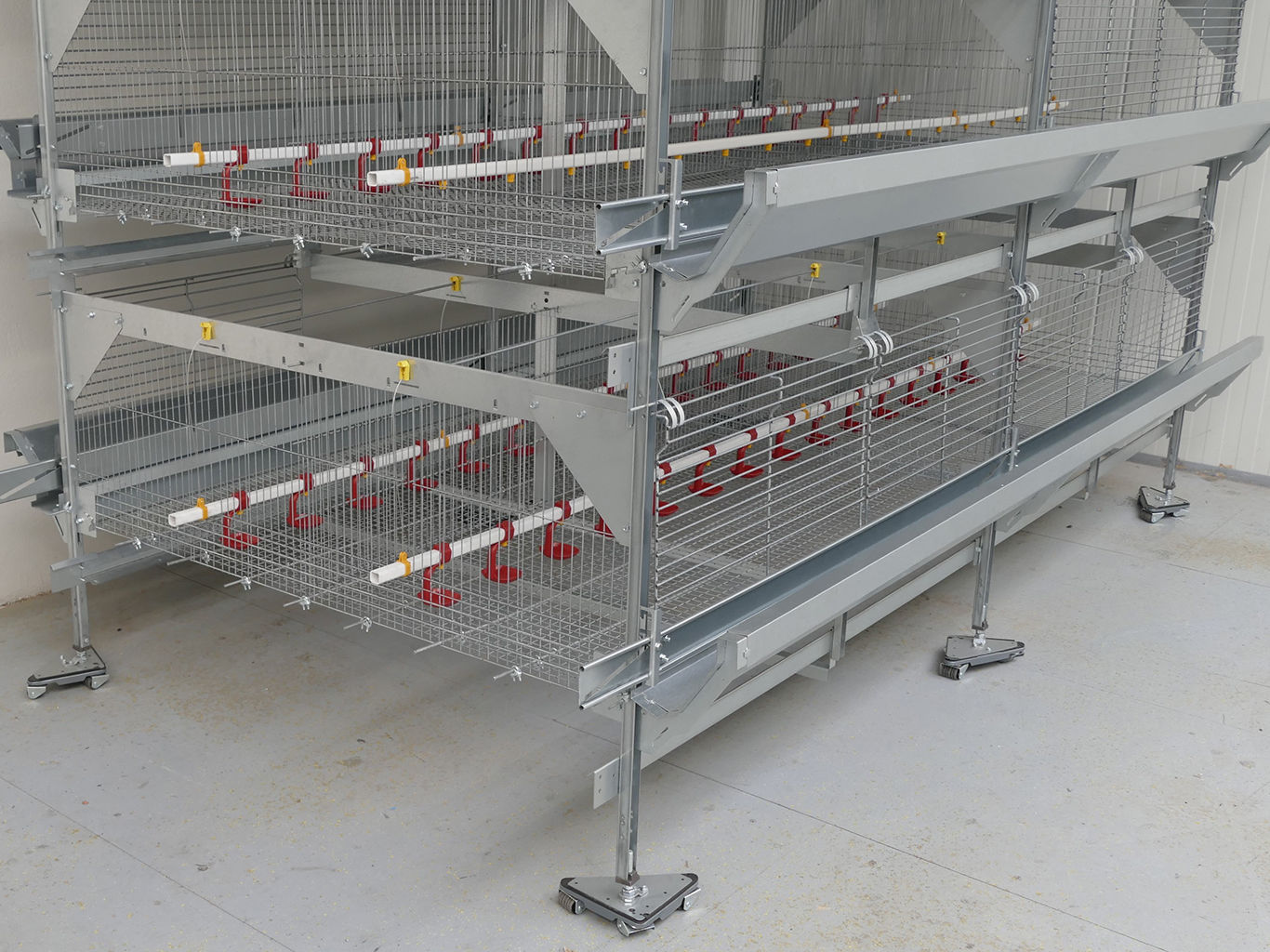Cages Broiler farming system - S1400 - Salmet