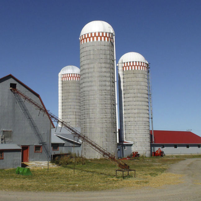 Forage silo - silosuperieur - animal feed / steel / galvanised steel