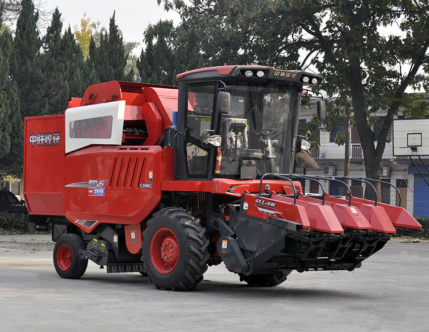 Corn combine harvester - 4YZ-4W - ZHENGZHOU ZHONGLIAN HARVEST MACHINERY ...