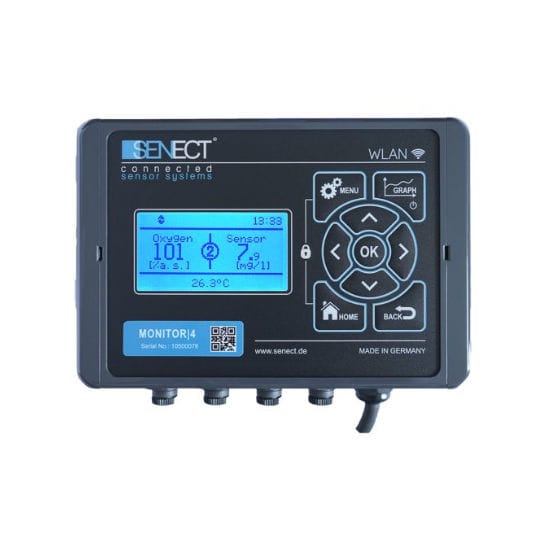 Aquaculture monitoring system - 4 - senect - temperature / level / oxygen