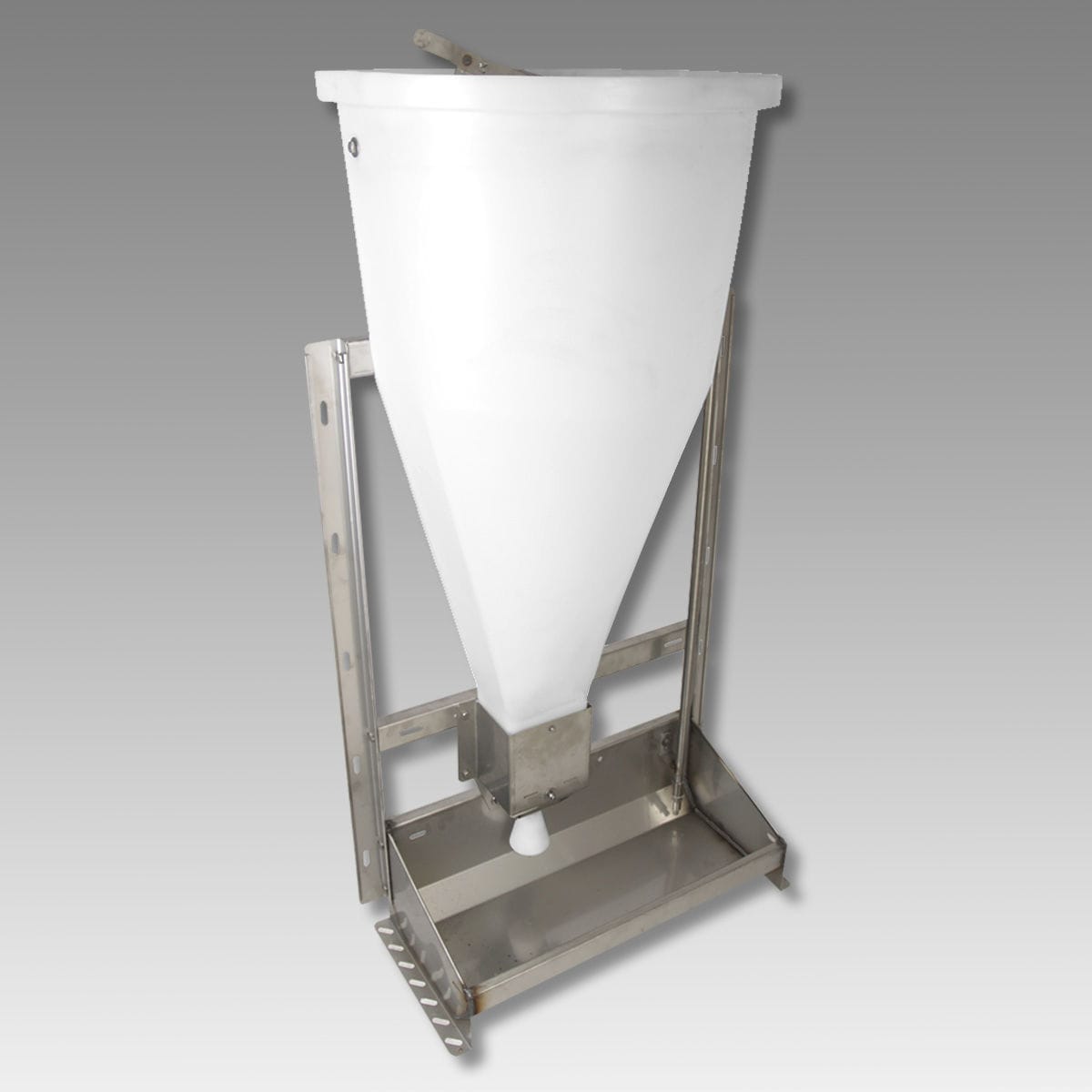 Pig hopper feeder - P5 - PORINOX SL - polypropylene / stainless steel ...