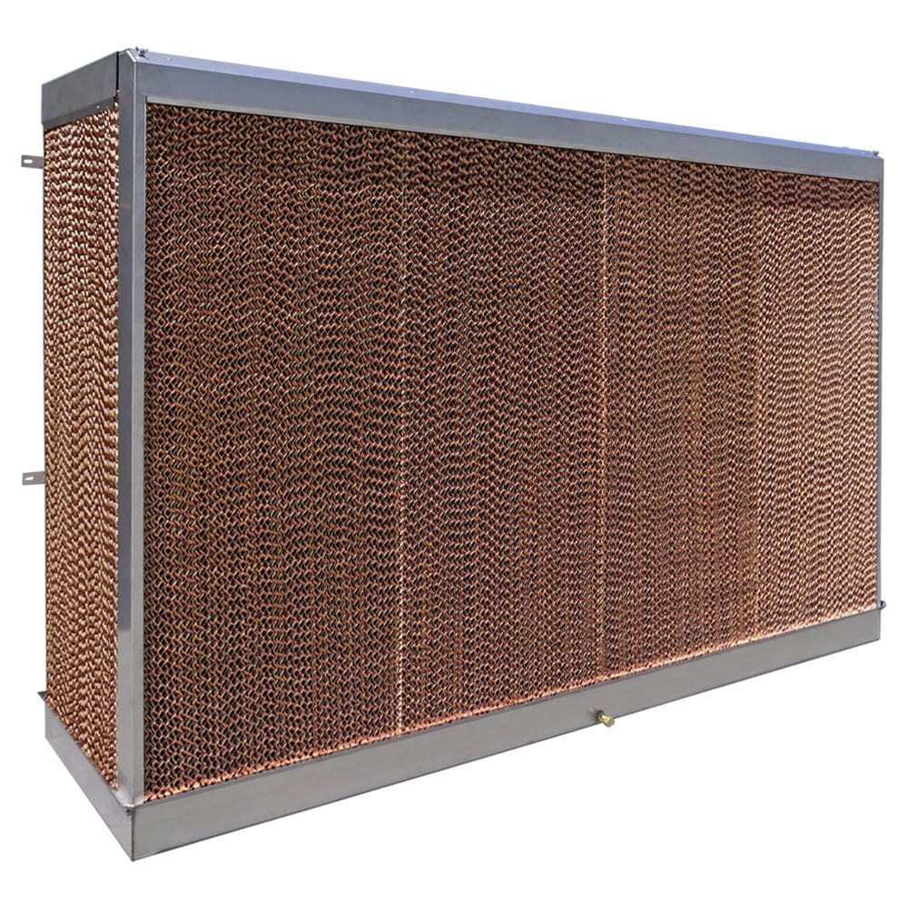 Farm building evaporative cooling pad - Caseta 180 - PORINOX SL